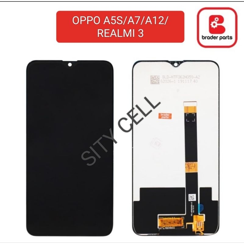 Jual LCD OPPO A5S/A7/A12/REALMI 3/A11K FULLSET TOUCHSCREEN BLACK ...