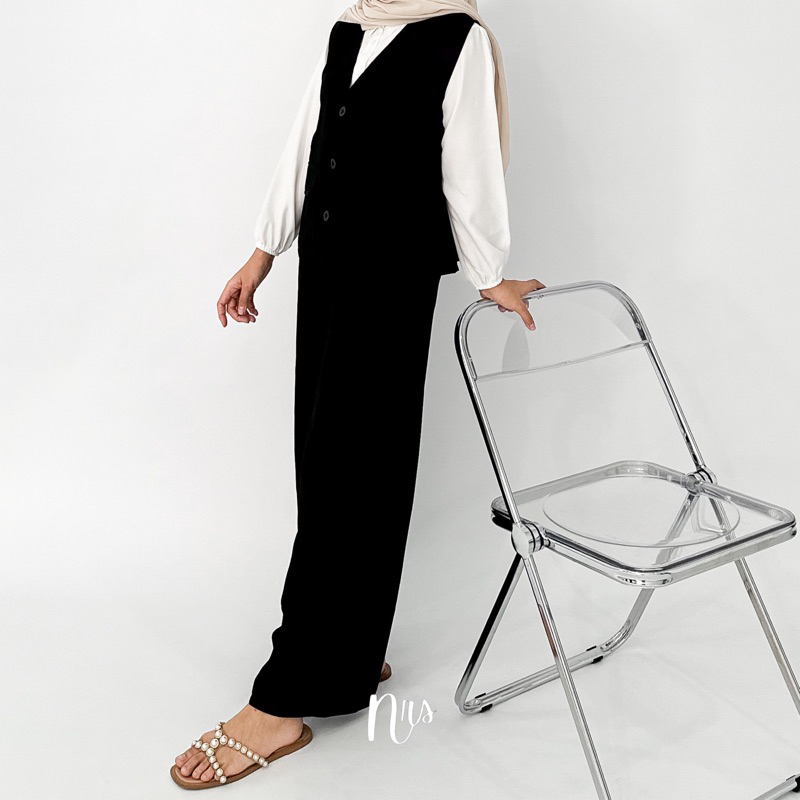 Jual Jesi One Set Vest - Neric Story | One Set Linen | One Set Murah ...