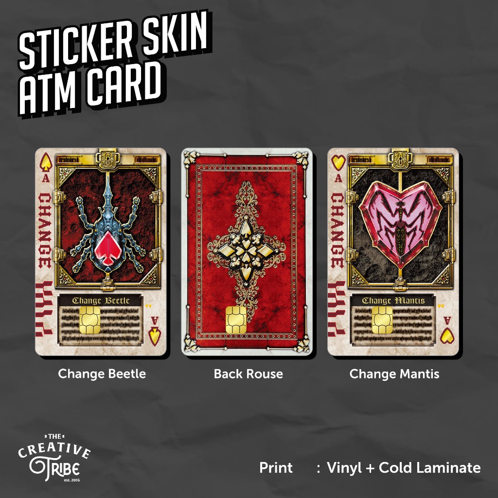 Jual Rouse Card - Sticker Card Skin - Vinyl ATM Debit Credit Emoney ...