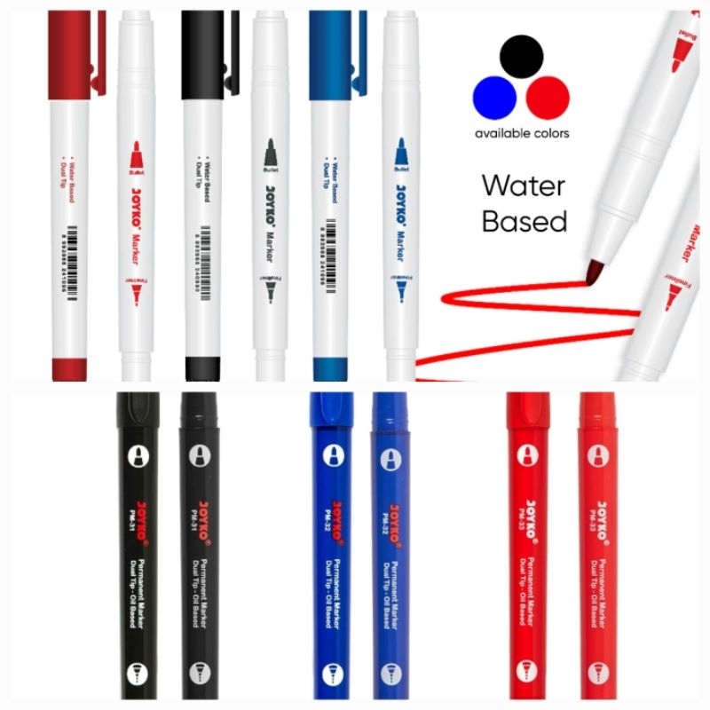 Jual Pulpen spidol marker double dobel dual tip dua sisi | Shopee Indonesia