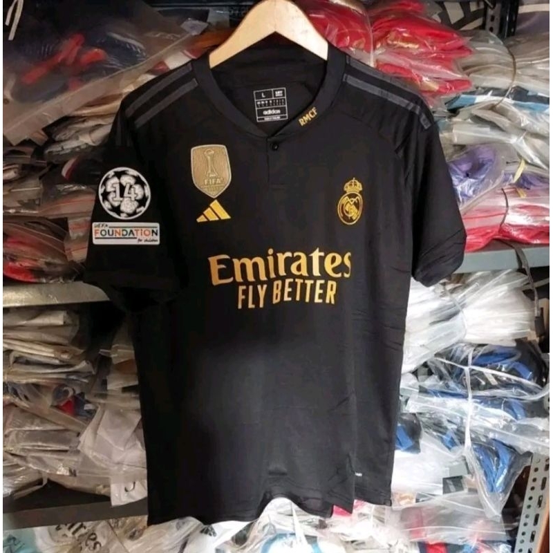 Jual JERSEY REAL MADRID 3RD 2324 FULL PACTH SIZE L | Shopee Indonesia