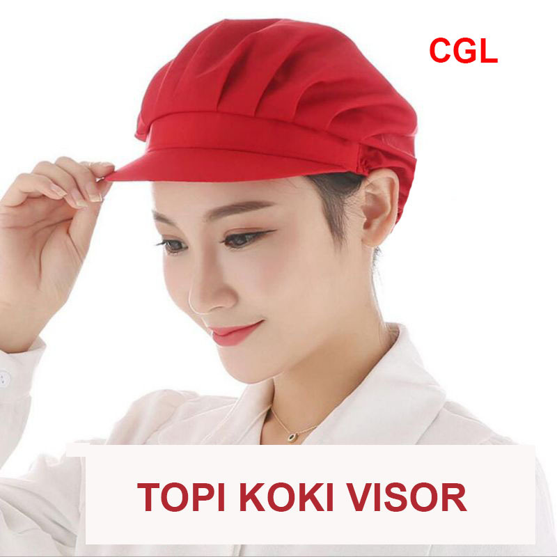 Jual Topi Chef Koki Masak VISOR Bahan American Drill | Shopee Indonesia