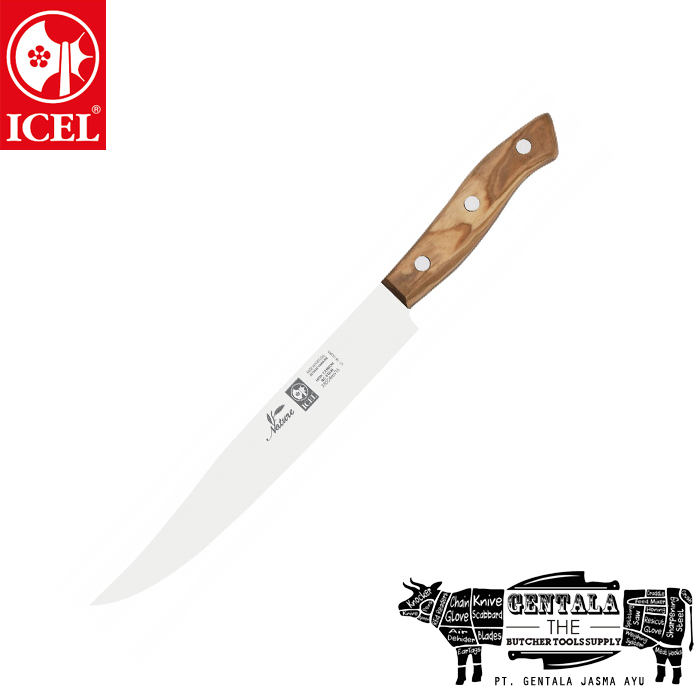Jual Pisau ICEL, Carving Knife 20cm, Olive Wood Handle | Shopee Indonesia