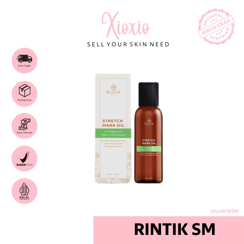 Jual Rintik Skincare - Stretch Mark Selulit Oil | Shopee Indonesia
