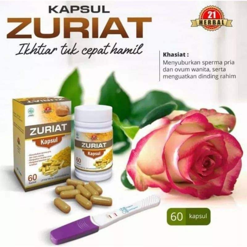 Jual ZURIAT KAPSUL 60 Buah Zuriat Zuriyat Dzuriat Penyubur Kesuburan ...