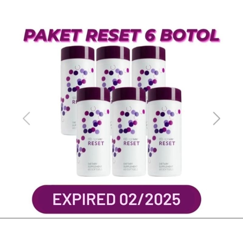 Jual PAKET 6 BOTOL RESET resetmeta ED 03/2025 | Shopee Indonesia