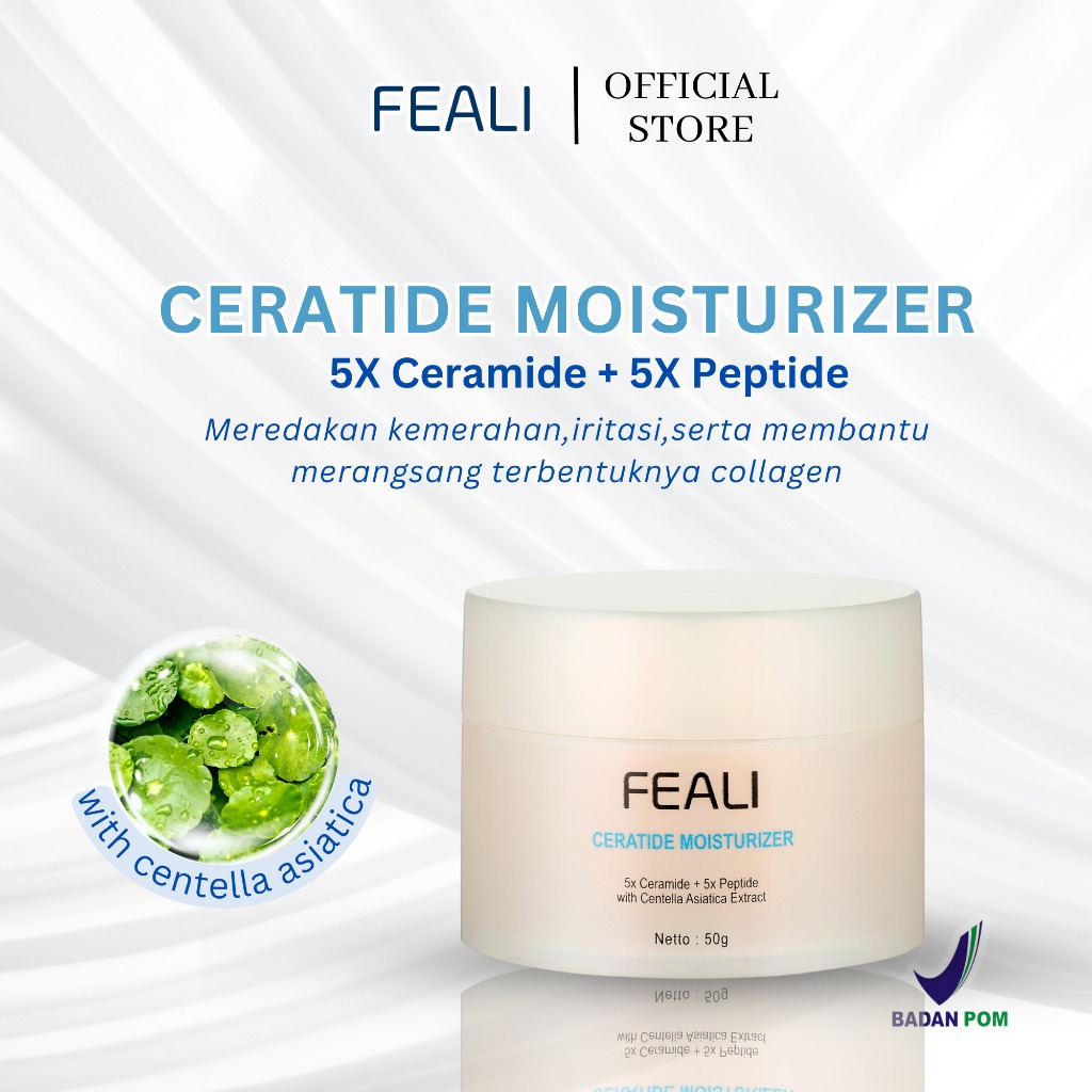 Jual FEALI Ceratide Moisturize Gel Pelembab Wajah Memperbaiki Skin ...