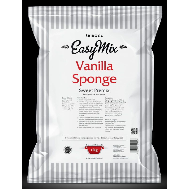 Jual Tepung Easy Mix Vanilla Sponge 1kg | Shopee Indonesia