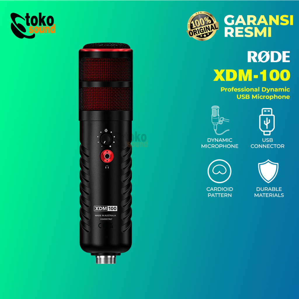 Jual Rode XDM-100 XDM 100 - Professional Dynamic USB Microphone ...