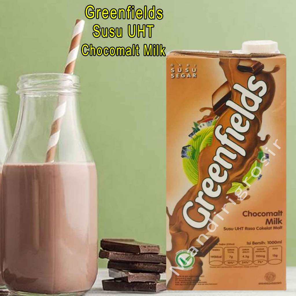 Jual Susu GreenFields / Minuman Susu UHT / Susu Rasa Chocomalt Milk / 1 ...