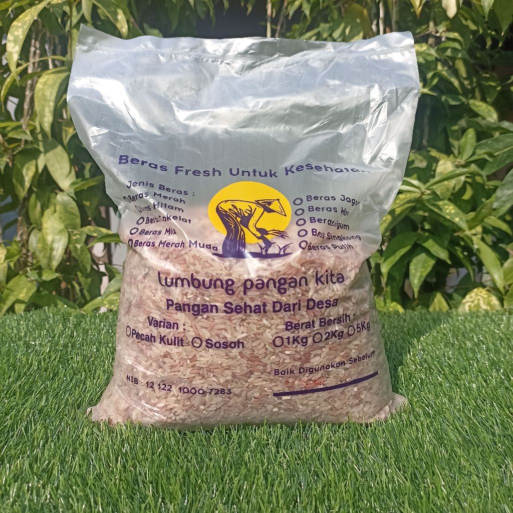 Jual Beras Merah Muda (Pink Rice) I Lumbung Pangan Kita I 2kg | Shopee ...