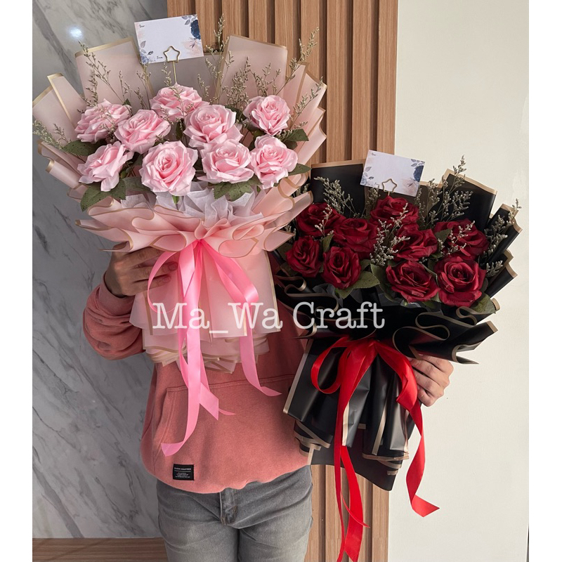 Jual (READY STOCK) Buket bunga l buket graduation l buket anniversary l ...