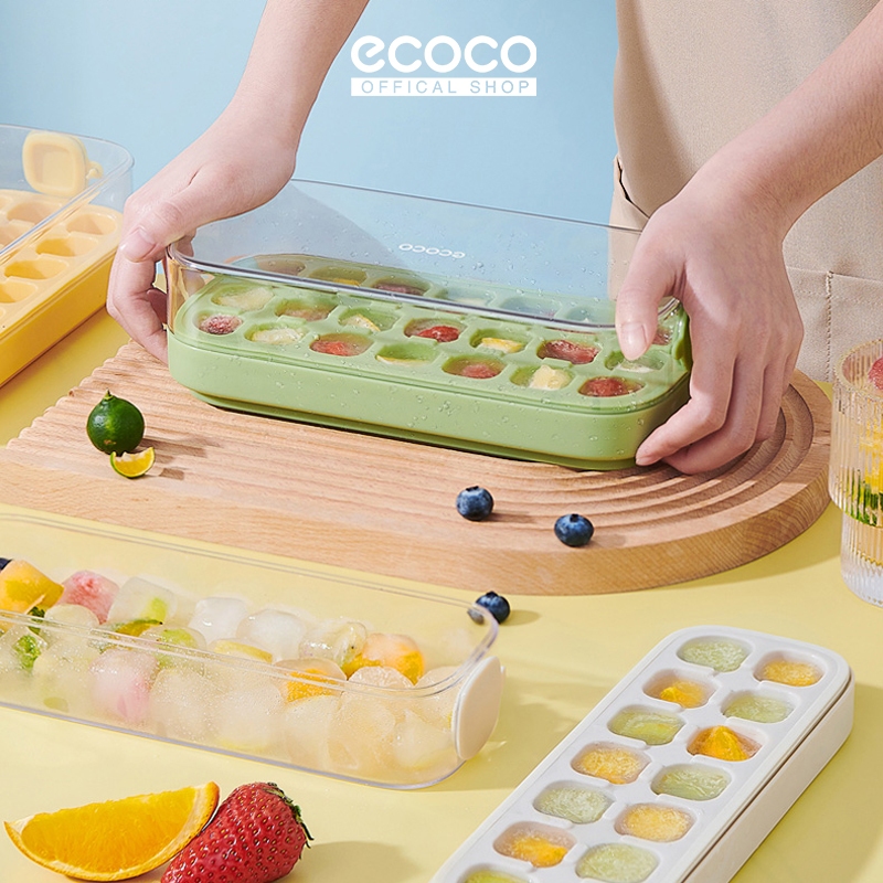 Jual ECOCO Press Ice Box - Cetakan es batu food grade anti pecah ...