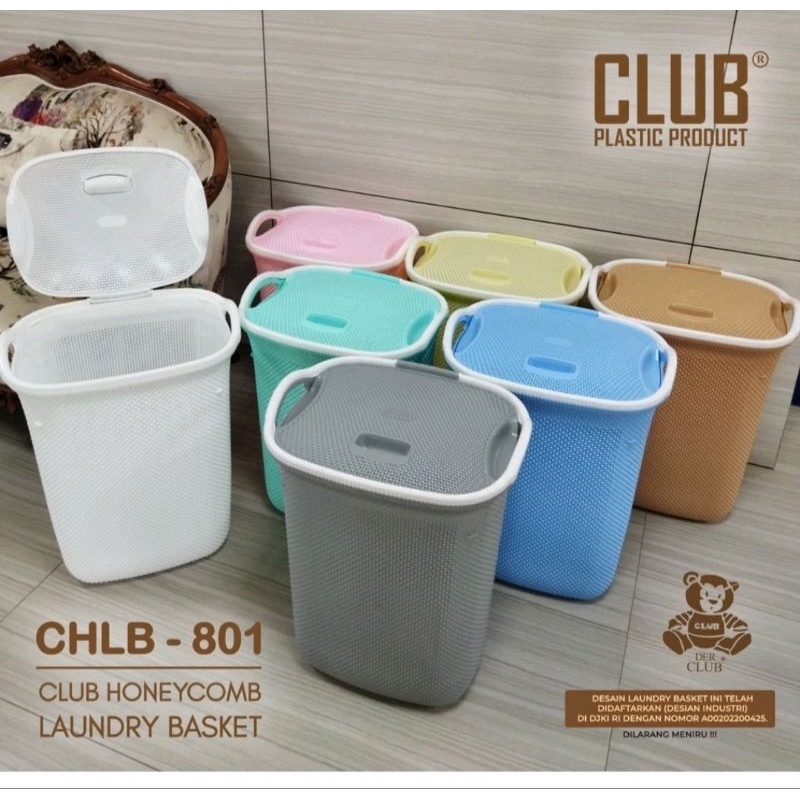 Jual Laundry Basket Club HoneyComb/KERANJANG PAKAIAN/KERANJANG BAJU ...