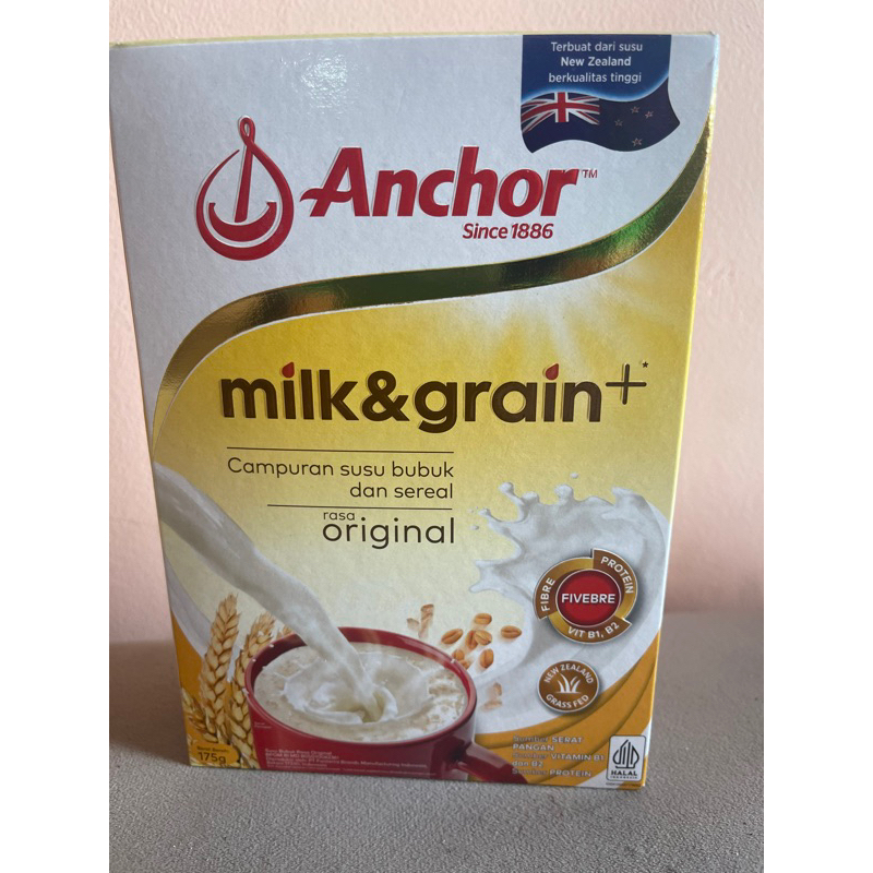 Jual Anchor Milk & Grain Original Susu Keluarga 175gr dan 350gr ...
