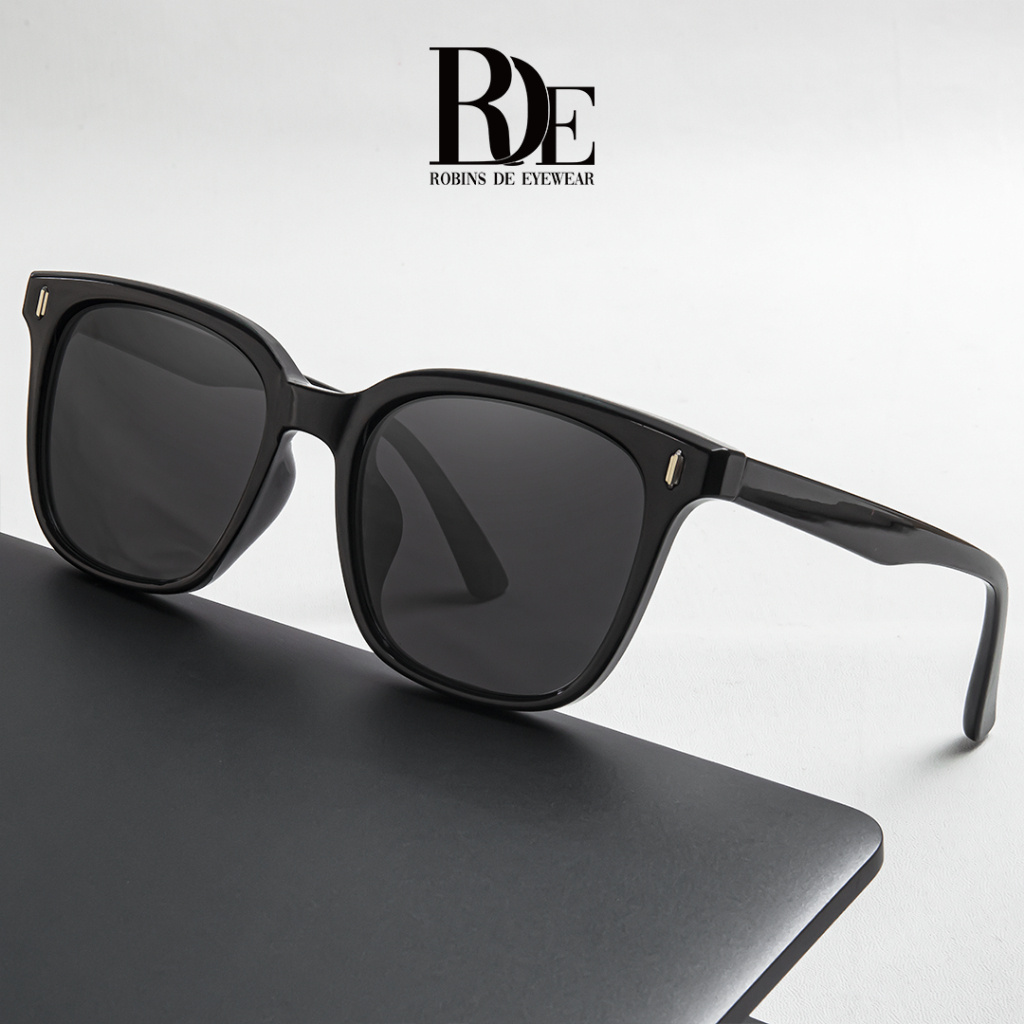 Jual Robins Kacamata Hitam Wayfarer Polarized Anti Radiasi UV400 Bisa Minus Elastis 819 | Shopee ...