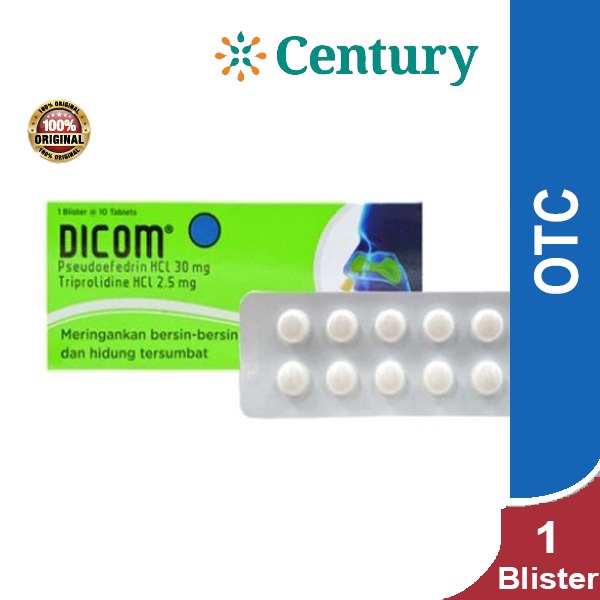 Jual Dicom 1 Blister isi 10's / Hidung Tersumbat | Shopee Indonesia