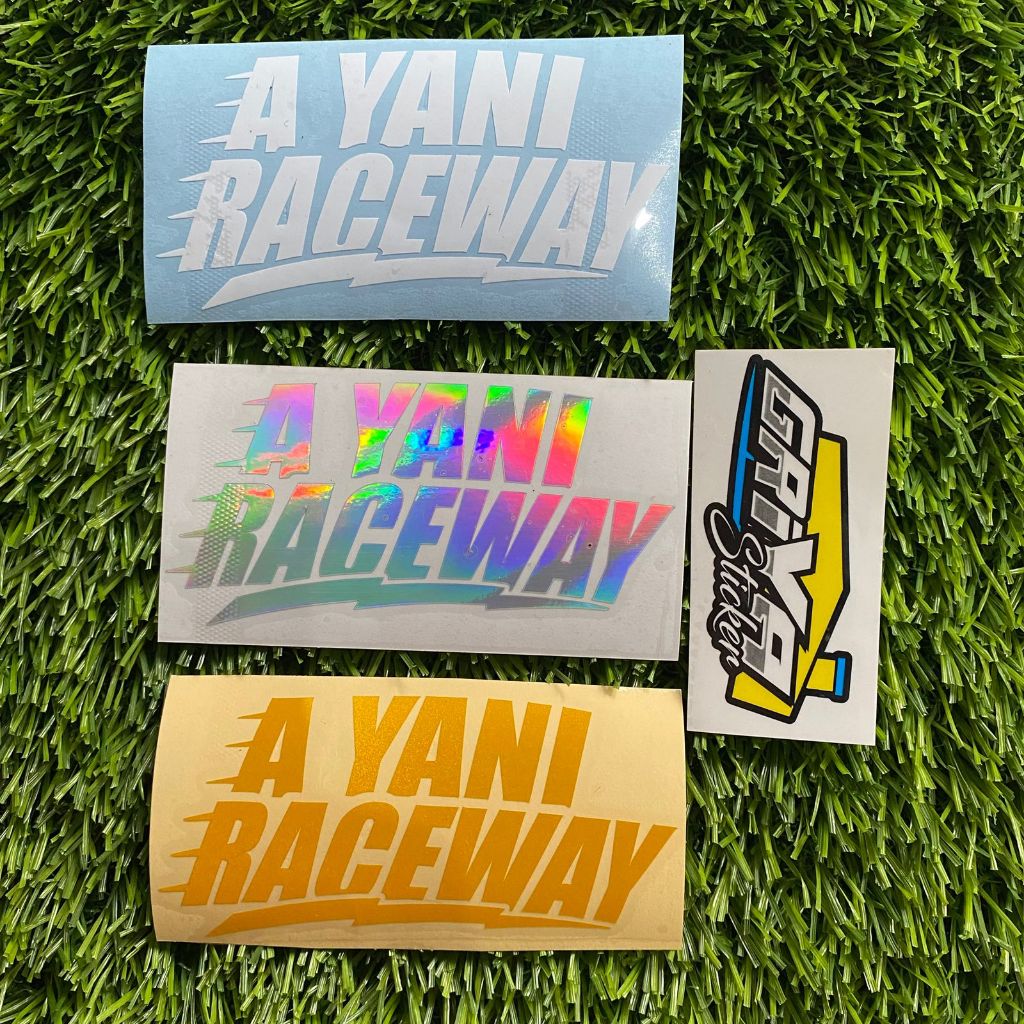 Jual stiker A YANI RACEWAY sticker cutting raceway | Shopee Indonesia