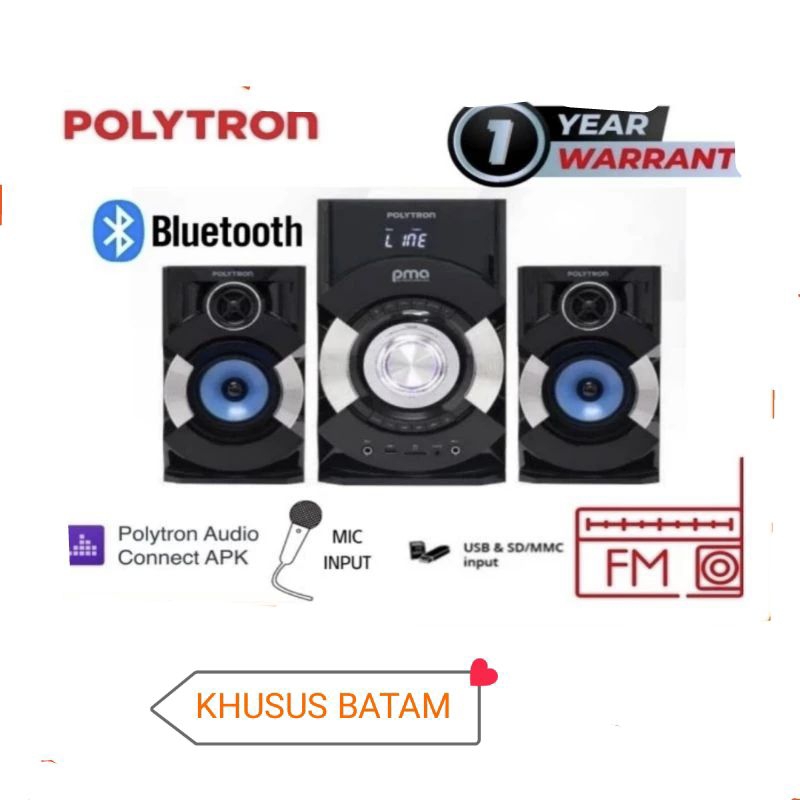 Jual Polytron Speaker Bluetooth Pma 9527 Garansi Resmi | Shopee Indonesia