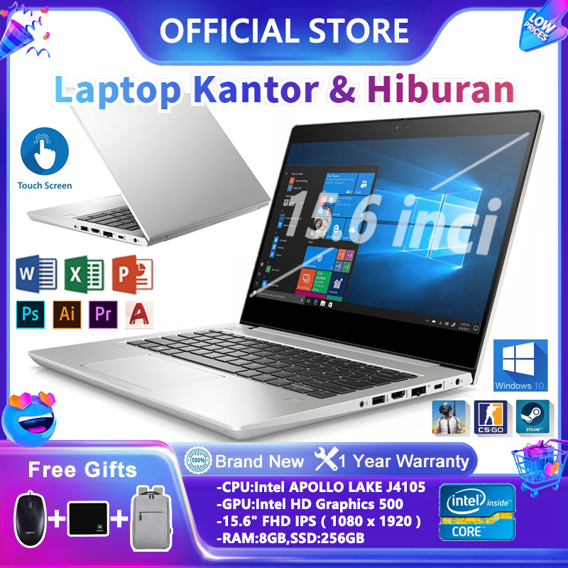 Jual Laptop Baru Layar HD 15.6 inch 8GB 256GB Laptop Gaming generasi ...