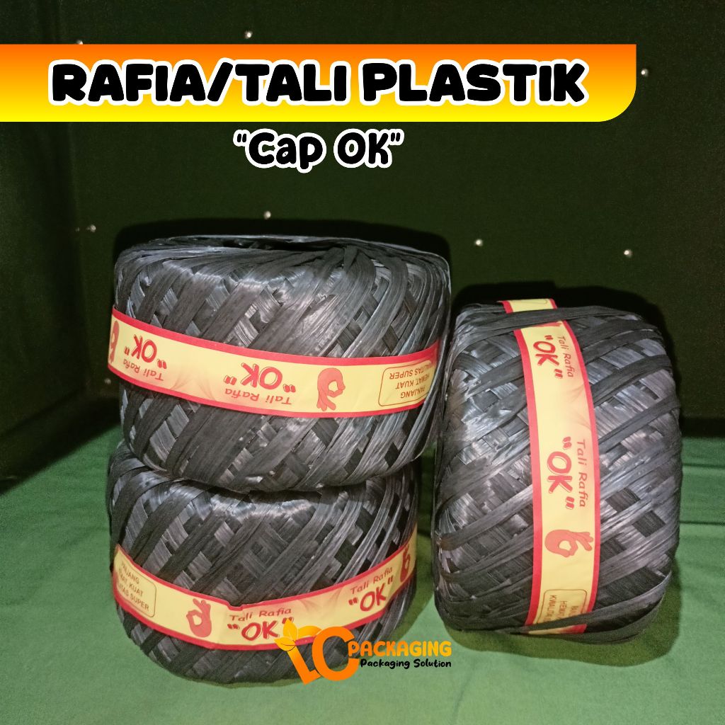 Jual Tali Rafia Tali Rapia 1 Kg Pasti Ulet Awet MERK OK - TALI RAFIA ...