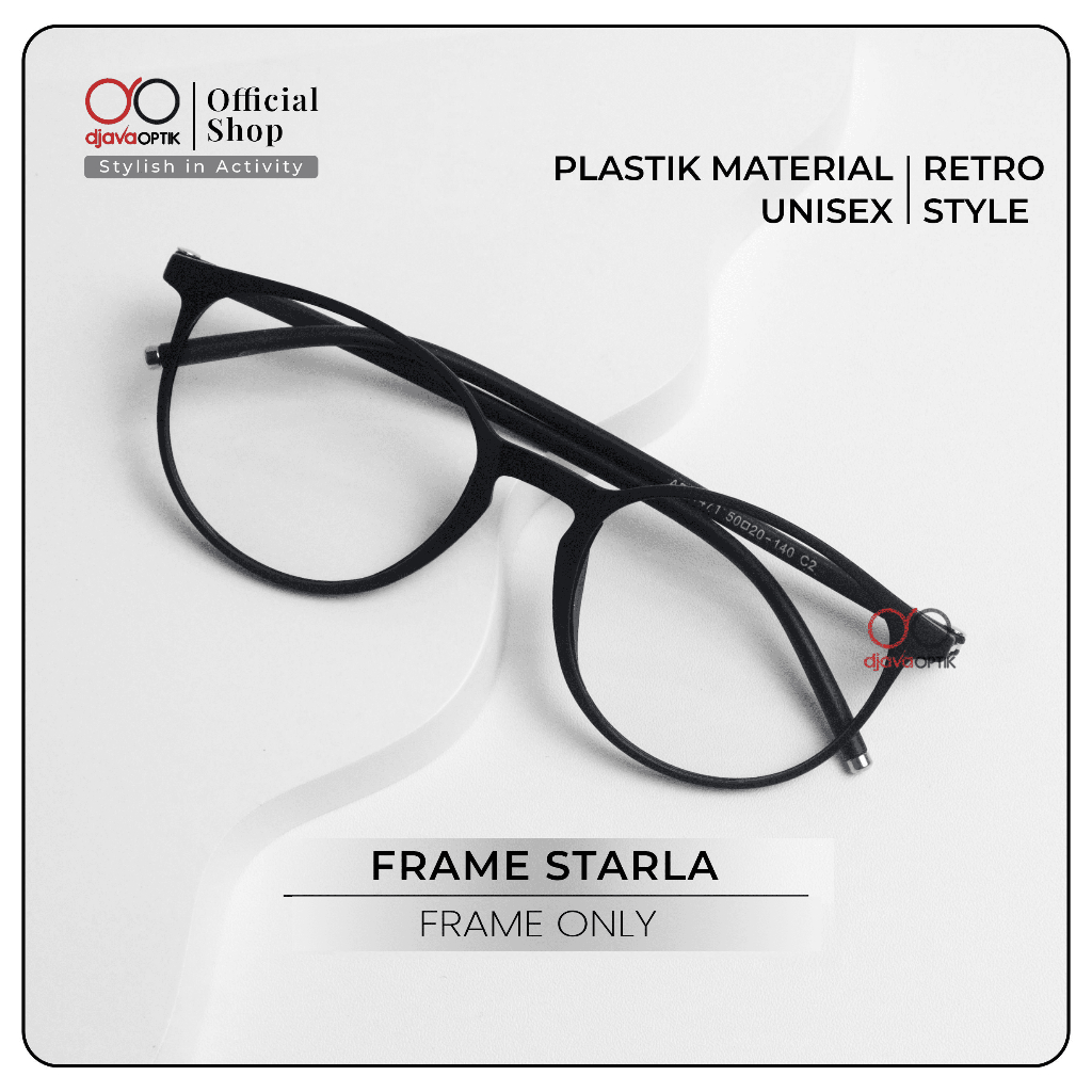 Jual DJAVA OPTIK - Frame Starla - Kacamata Wanita Antiradiasi Photocromic Blueray Bluecromic ...