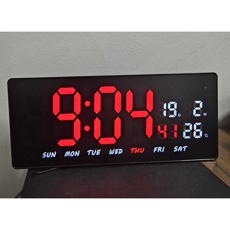 Jual Jam Digital LED Besar Tampilan Jelas Dinding Meja & Kalender ...