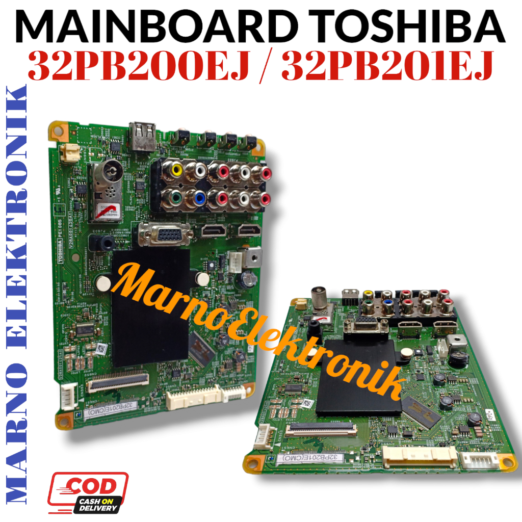 Jual MB MAINBOARD TV LED TOSHIBA 32PB200EJ 32PB201EJ MODUL MOTHERBOARD MESIN TV LED TOSHIBA NEW ...