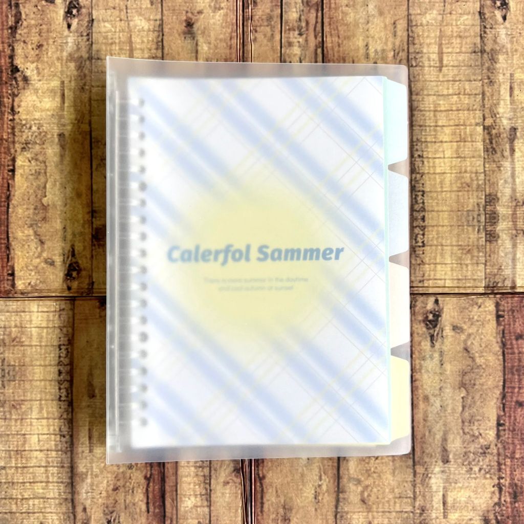 Jual Map Binder Wengu Calerfol Sammer B0244 Ring Plastik Cover ...