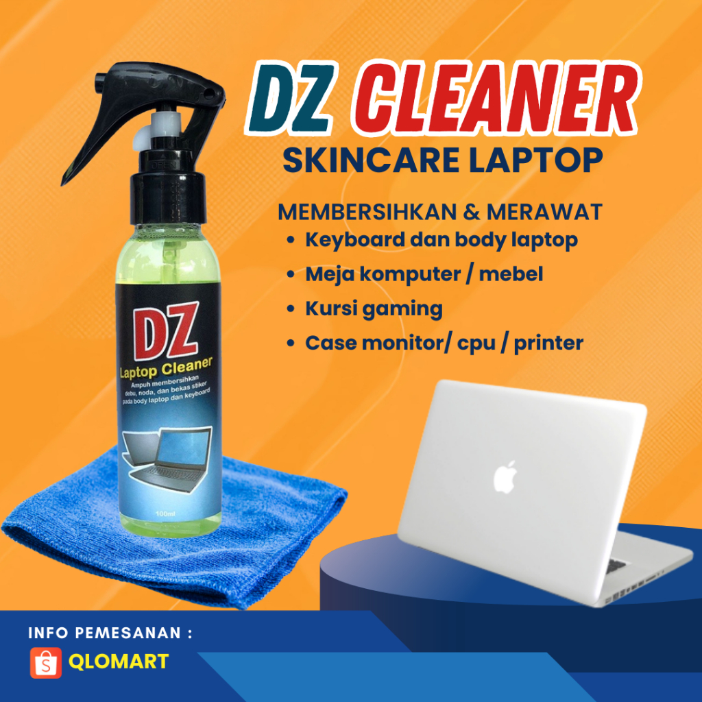 Jual Cairan Pembersih Laptop Body Dan Keyboard Aksesoris Leptop - DZ ...