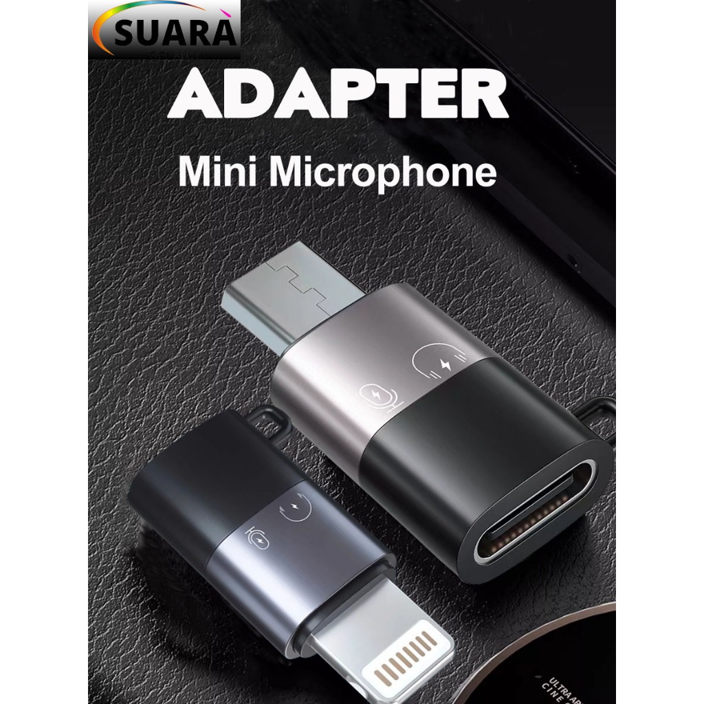 Jual Adaptor Type C ke Micro IOS USB Microphone Adaptor Type C to Micro ...