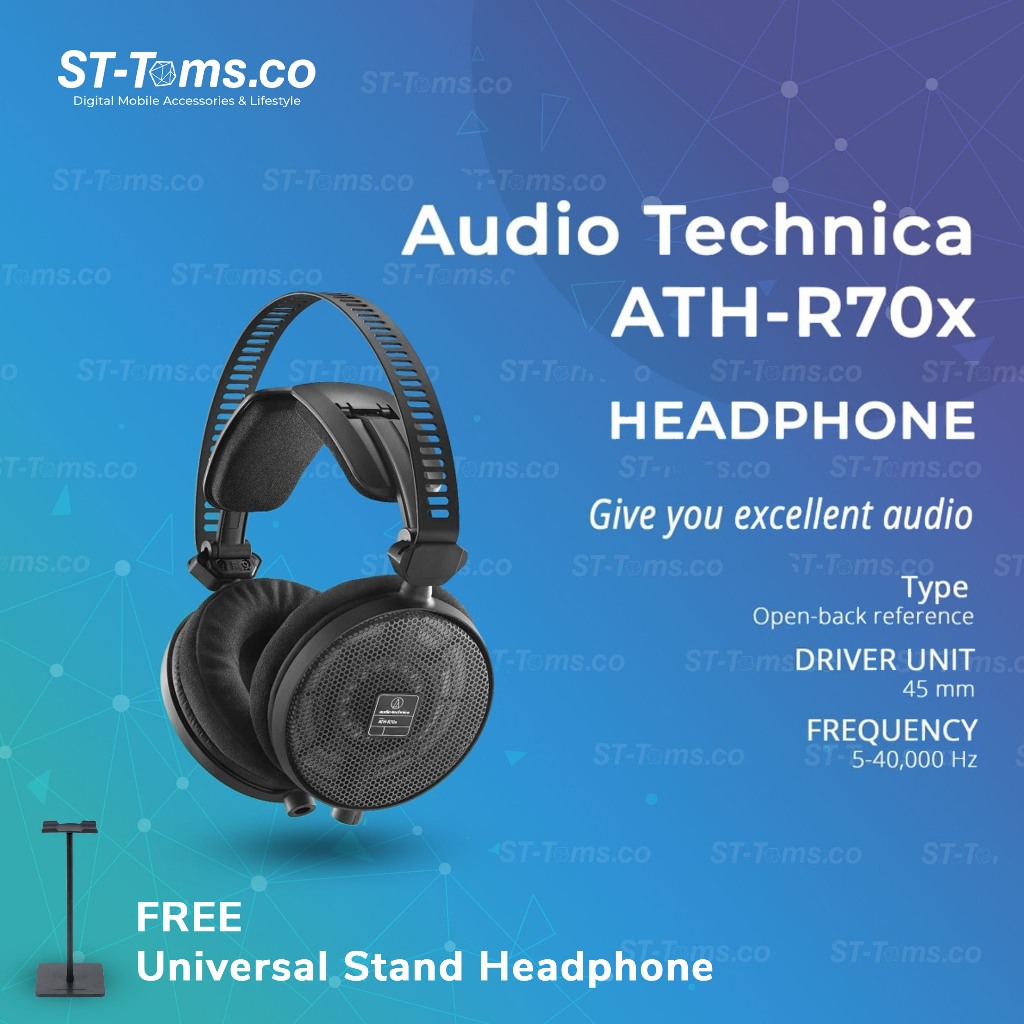 Jual Audio Technica ATH R70X / ATH-R70X Reference Professional ...