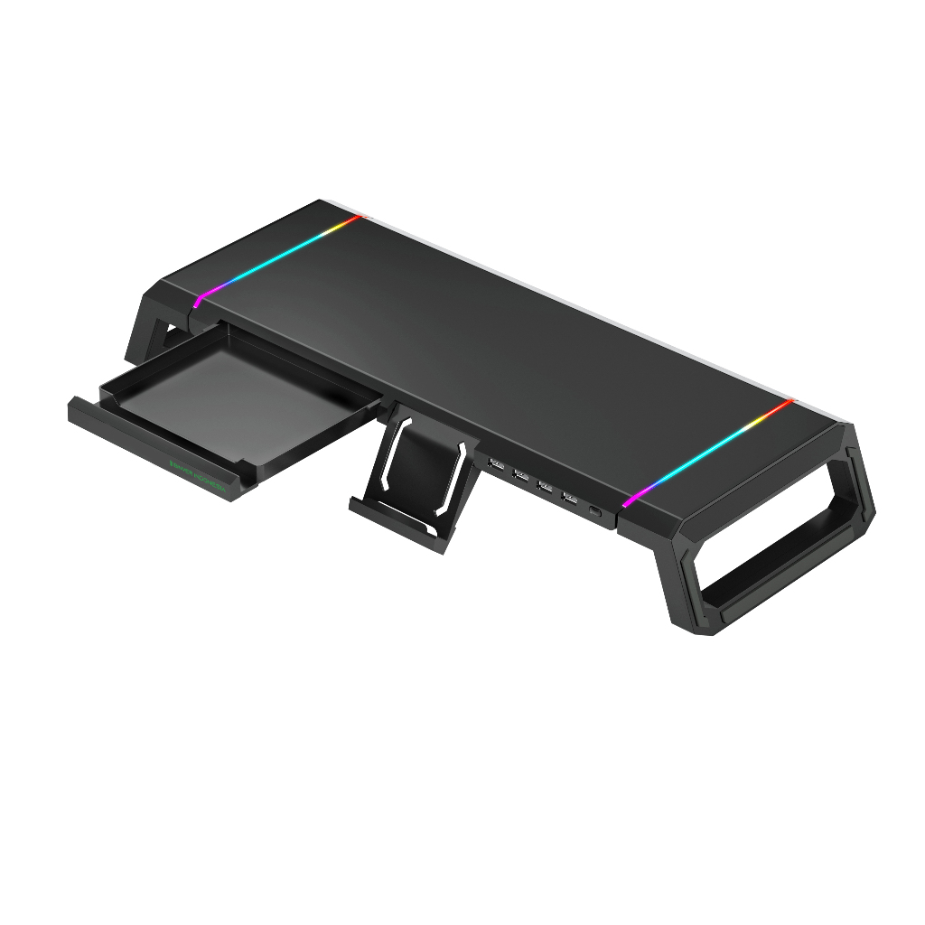 Jual BINVER DESKI MEJA LAPTOP GAMING MULTIFUNGSI RGB LIGHTS DESK ...