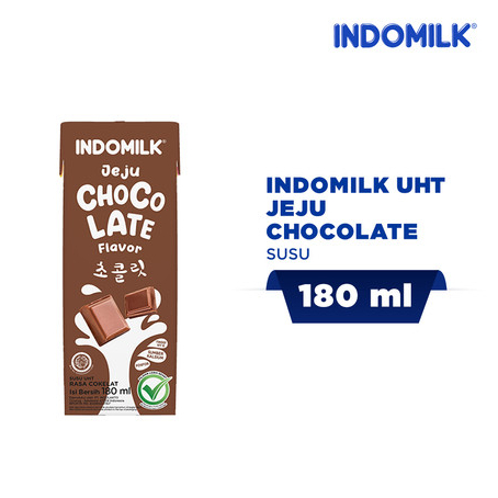 Jual INDOMILK Jeju Susu UHT Cokelat 180 ml | Shopee Indonesia