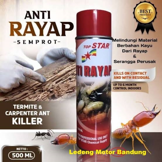 Jual Obat Anti Rayap Semprot Pest Control Spray Kayu Tembok Dinding ...