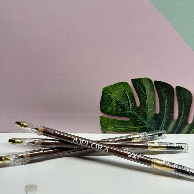 Jual (PERPCS)PENCIL ALIS IMPLORA COKLAT//EYEBROW IMPLORA COKLAT//PENSIL ...