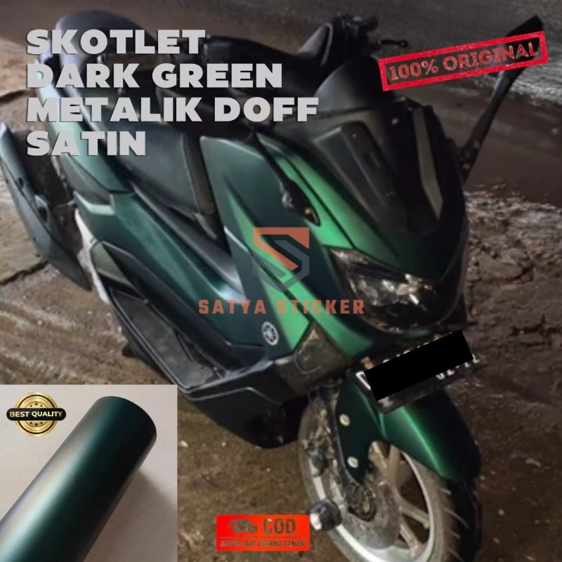 Jual SKOTLET STIKER MOTOR HIJAU ARMY SATIN DOF HIJAU TUA DOF SCOTLITE GREEN MPM SCOTLITE GREEN ...