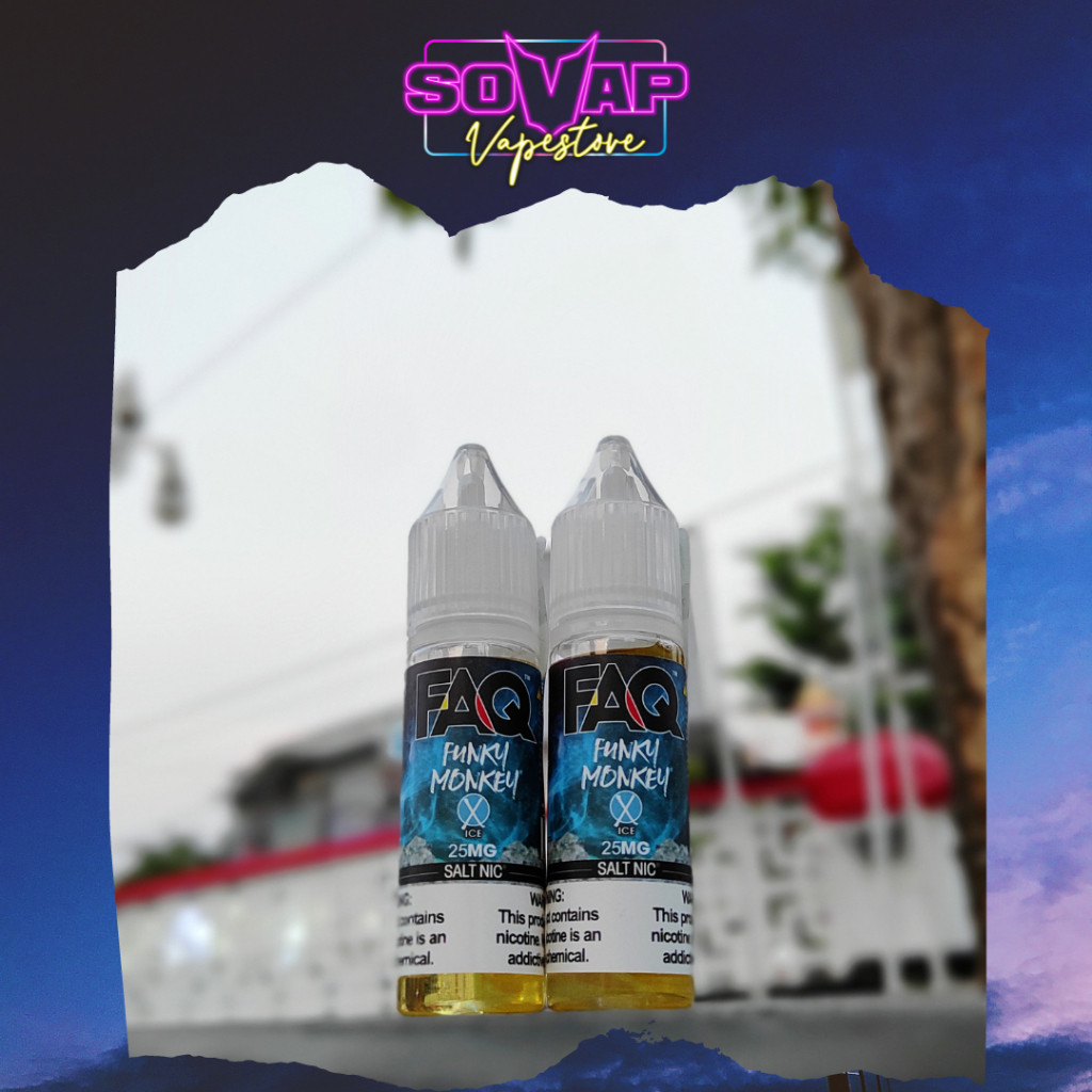 Jual FAQ Funky Monkey X Strawberry Pineapple Mango 25mg 15ml Salt Nic ...