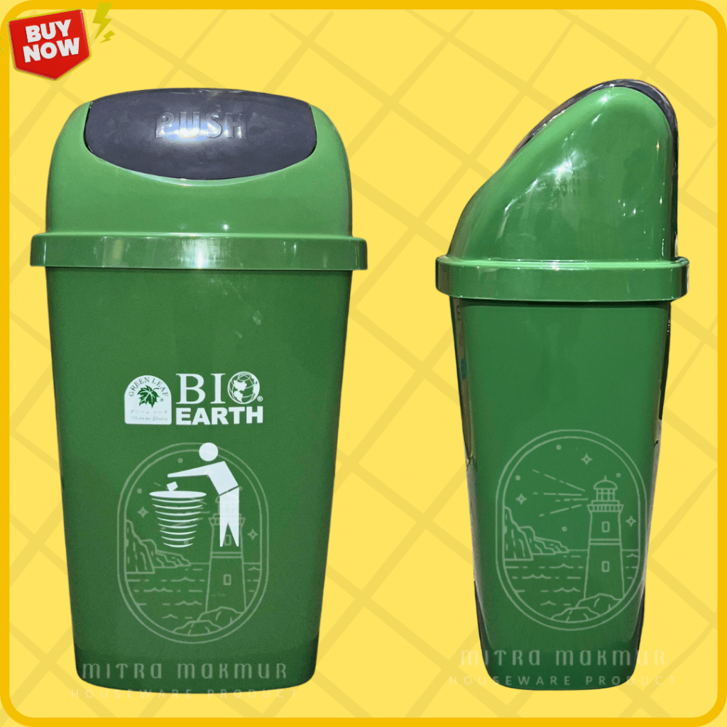 Jual TEMPAT SAMPAH BIO 50 LITER GREEN LEAF 2155 TONG SAMPAH 50 LITER ...