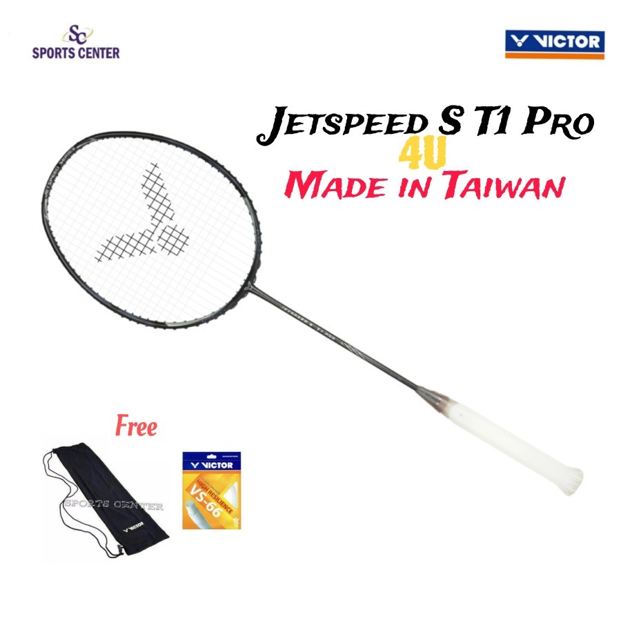 Jual New Raket Badminton Victor Jetspeed S T1 Pro / JS T 1 Pro | Shopee Indonesia