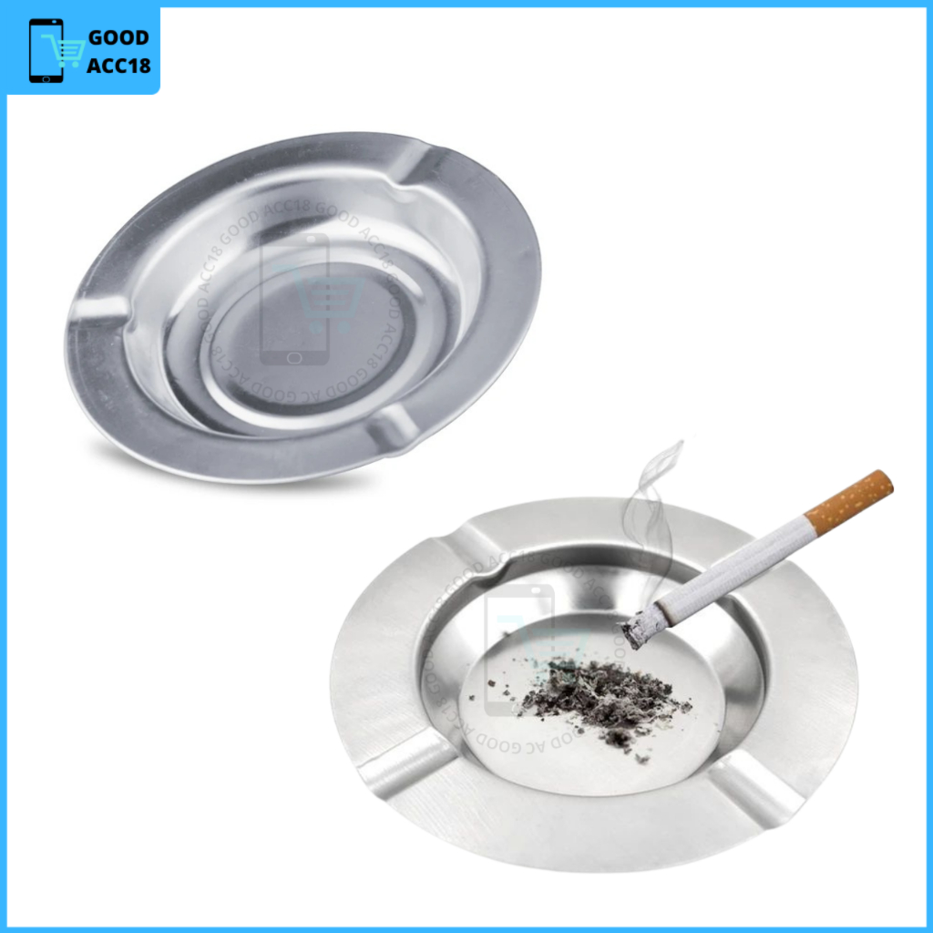 Jual Asbak Stainless Steel Model Bulat 12cm | Shopee Indonesia