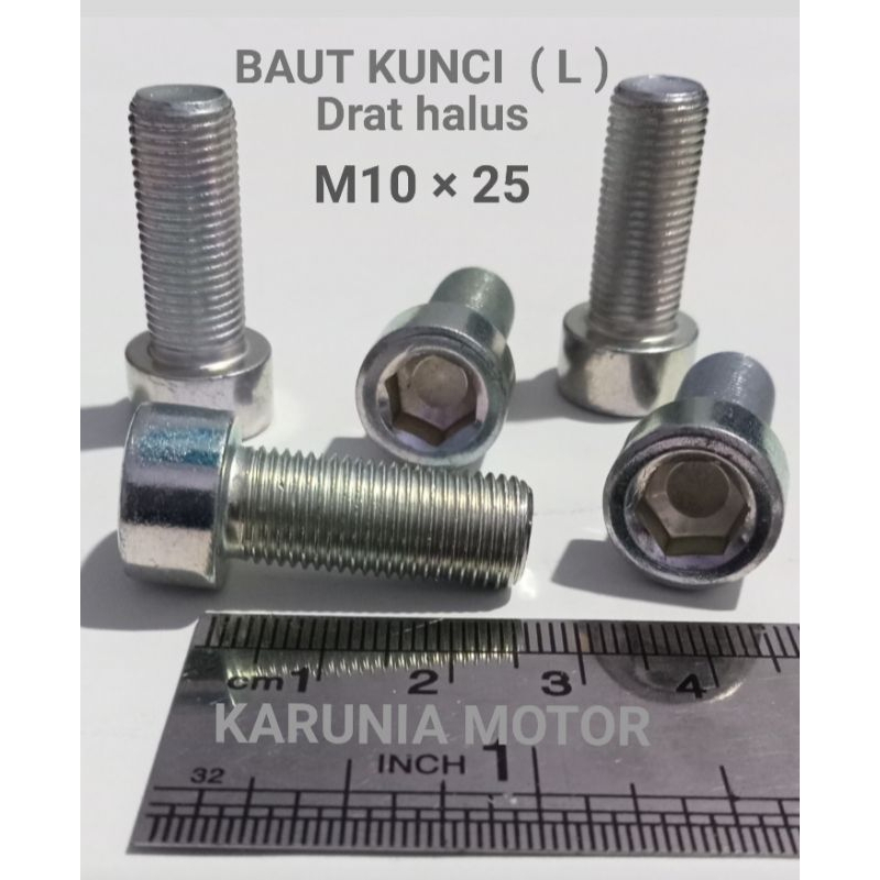 Jual Baut L Kunci 14an / Baut L M10 × 25 Drat Halus galvanis | Shopee Indonesia