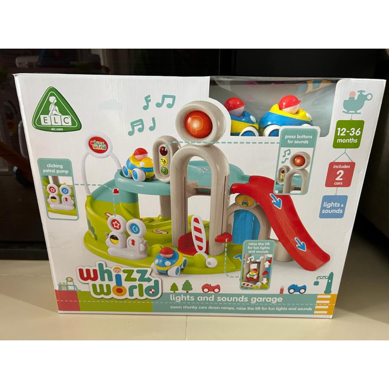 Jual ELC Whizz World Light and Sound Garage - Preloved / Bekas | Shopee ...