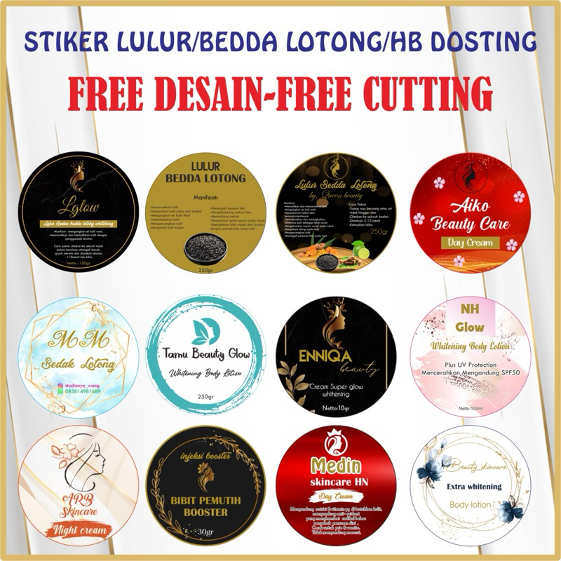 Jual STIKER POT BEDDA LOTONG-LULUR-HB DOSTING | Shopee Indonesia