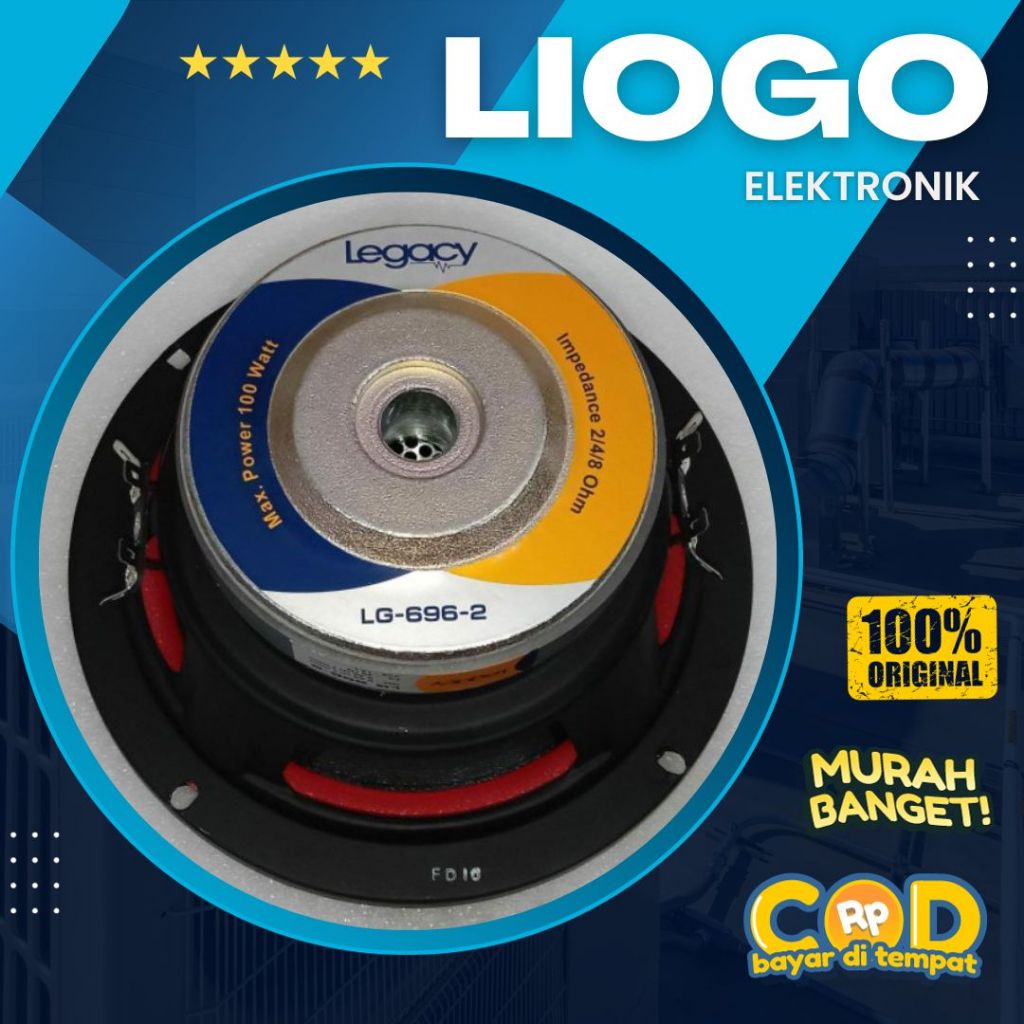 Jual Speaker Legacy 6 Inch Legacy LG 696 2 Subwoofer 6 Inch Legacy 696 ...
