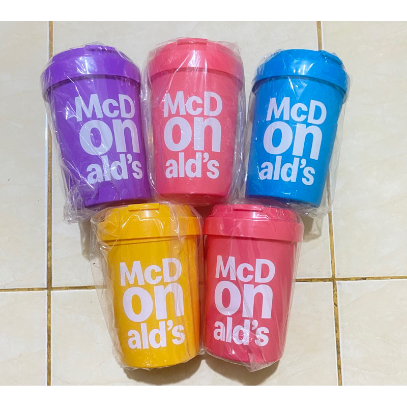 Jual Botol minum Colorful Tumbler Mcd / Tumblr Mc Donalds / Mcdonald ...