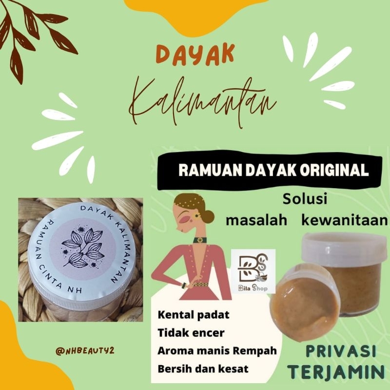 Jual RAMUAN DAYAK UNTUK MAHKOTA/JAMU RAPET/ASLI DAYAK/DAYAK KALIMANTAN ...