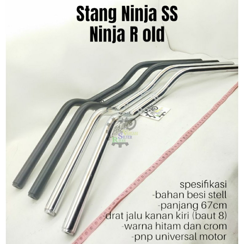 Jual Stang Ninja bahan Kis tebal replika original Kawasaki Pnp ninja ss ...