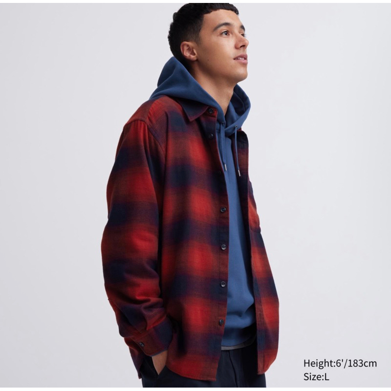 Jual kemeja flanel kotak uniqlo cowok new arrival | Shopee Indonesia