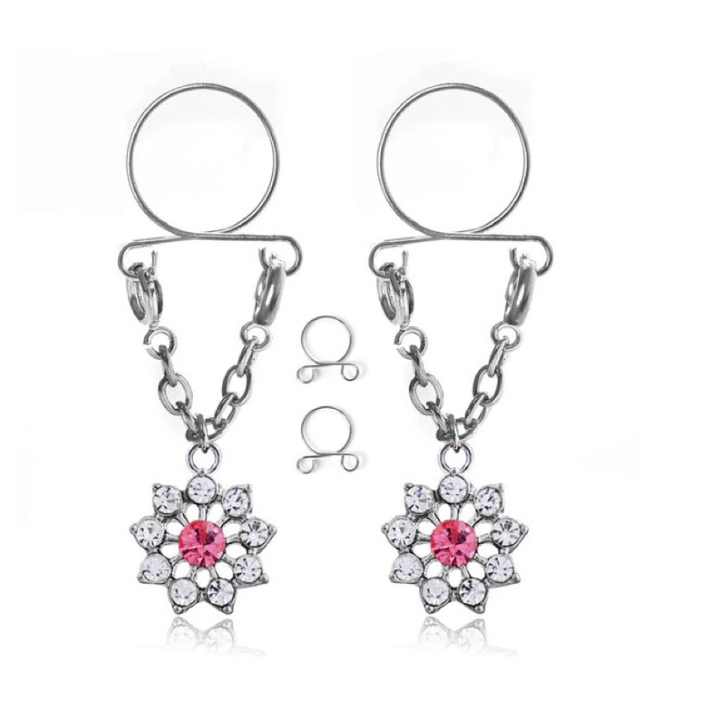 Jual NIPPLE RINGS NON PIERCING GANTUNGAN ANTING DADA/PUTING TANPA ...